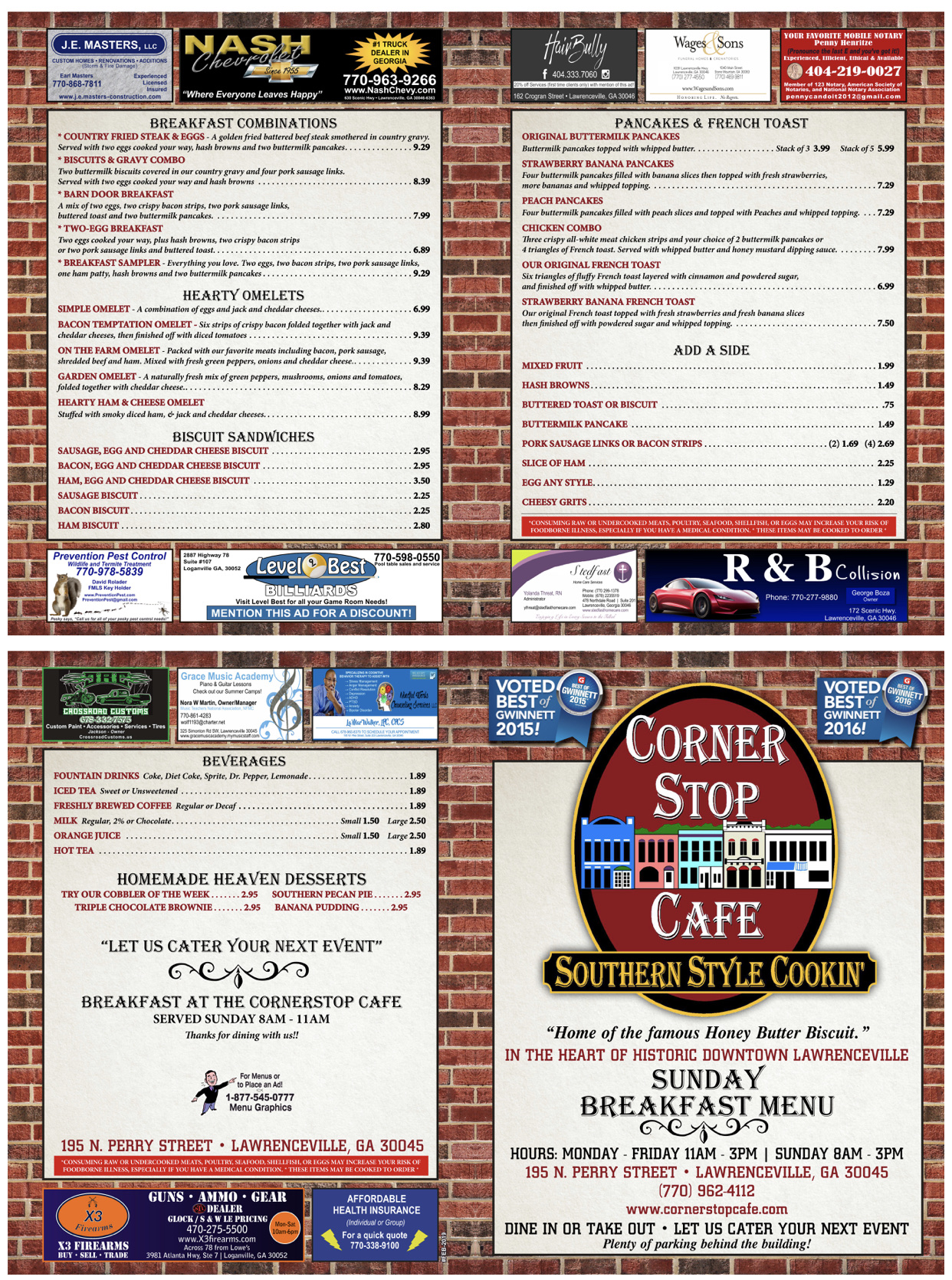 Corner Stop Cafe: breakfast – McGuido's Adventures in Food